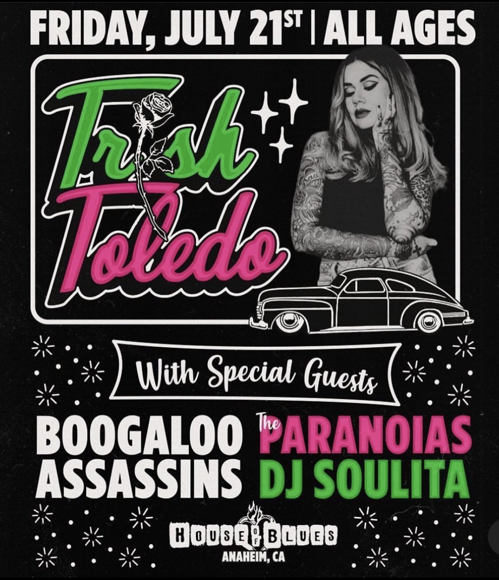 Trish Toledo, Boogaloo Assassins, The Paranoias, and DJ Soulita at ...